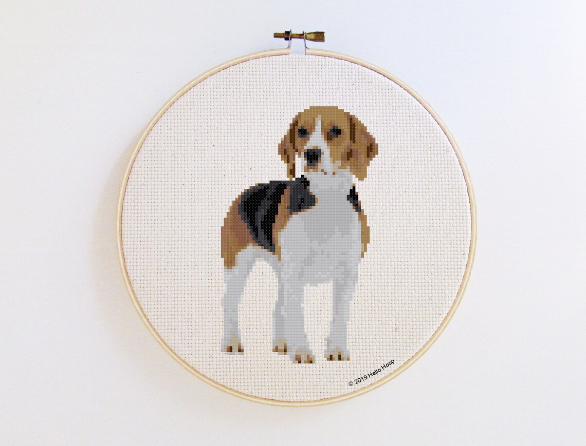 Beagle Dog Cross Stitch Pattern PDF Instant Download - Etsy