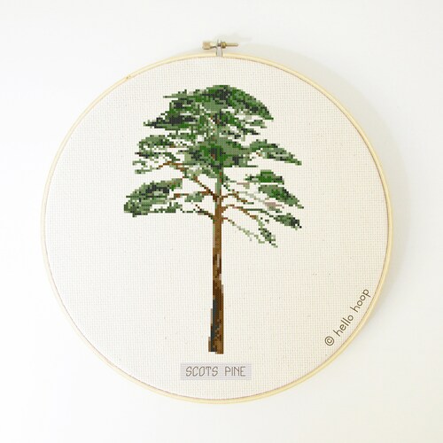 Willow Tree Cross Stitch Pattern Instant PDF Download Summer - Etsy