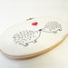 Hedgehog Hand Embroidery Pattern Valentine's Day PDF - Etsy