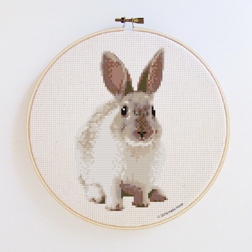 Bunny Cross Stitch Pattern 5 Instant Download Instant PDF | Etsy