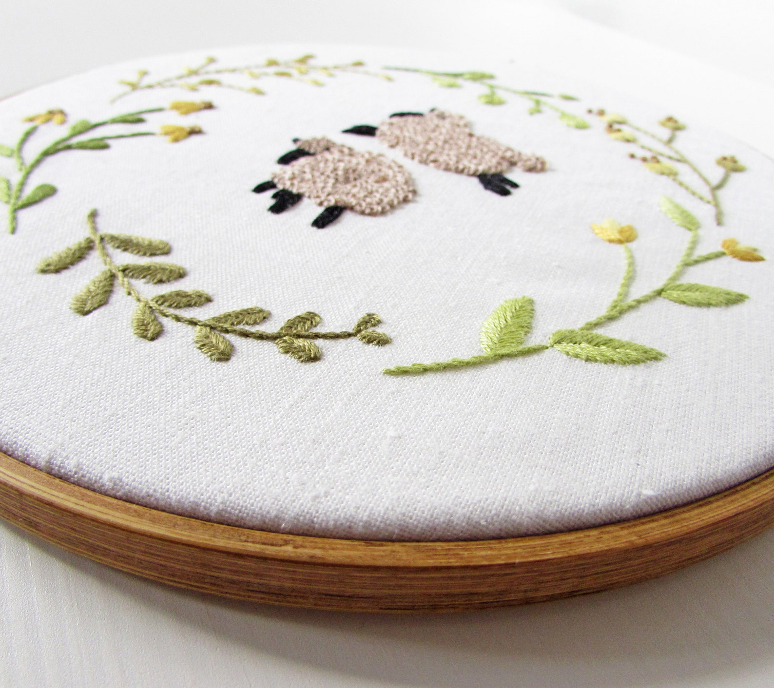 Counting Sheep Hand Embroidery Pattern - Farm Animals - PDF - Instant ...