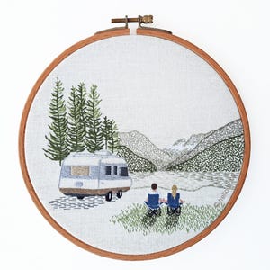 RV Life Hand Embroidery Pattern - PDF - Instant Download - Etsy