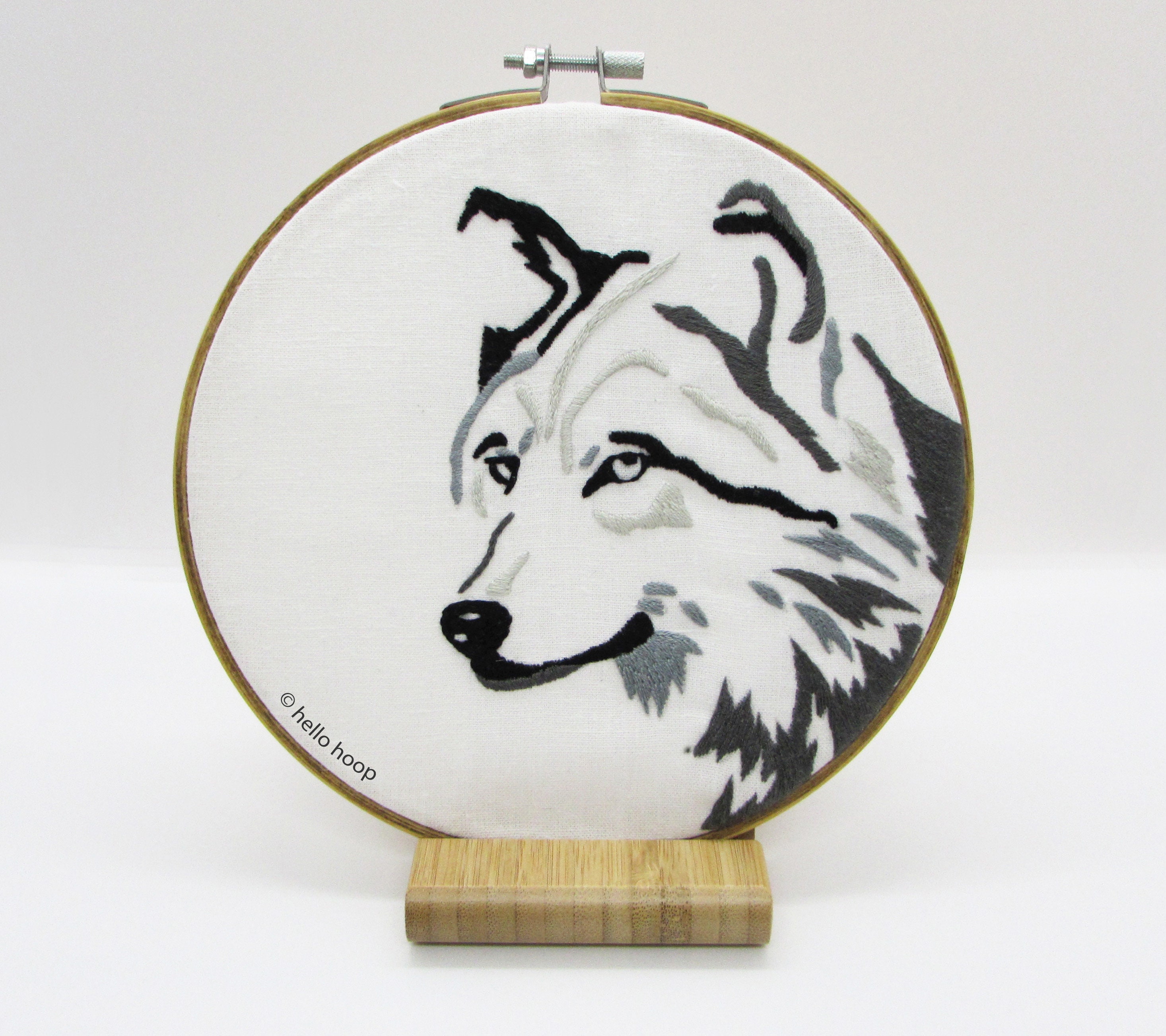 Wolf Hand Embroidery Pattern PDF Instant Download - Etsy