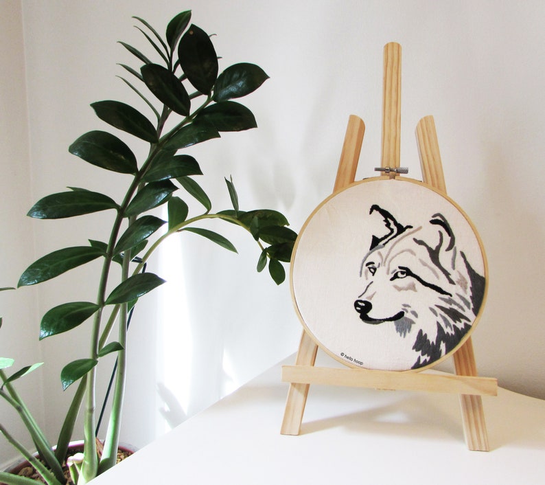 Wolf Hand Embroidery Pattern PDF Instant Download - Etsy