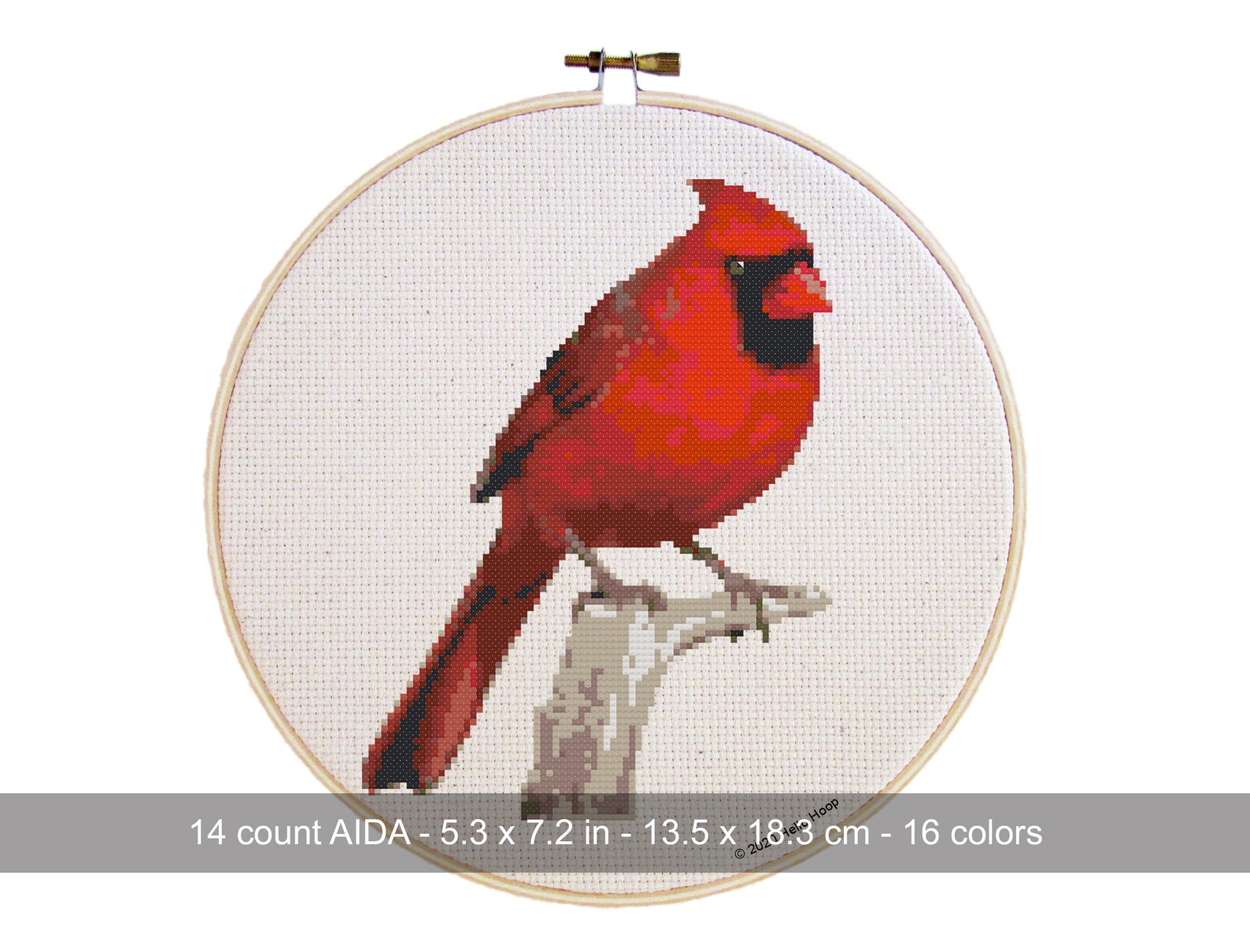 Cardinal Cross Stitch Pattern Birds Embroidery PDF - Etsy