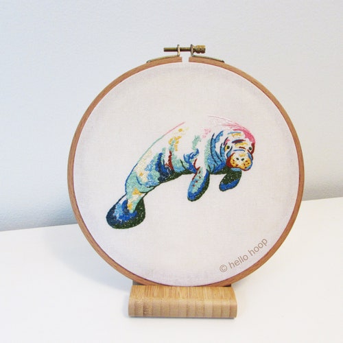 Florida Manatee Cross Stitch Pattern PDF Instant Download - Etsy