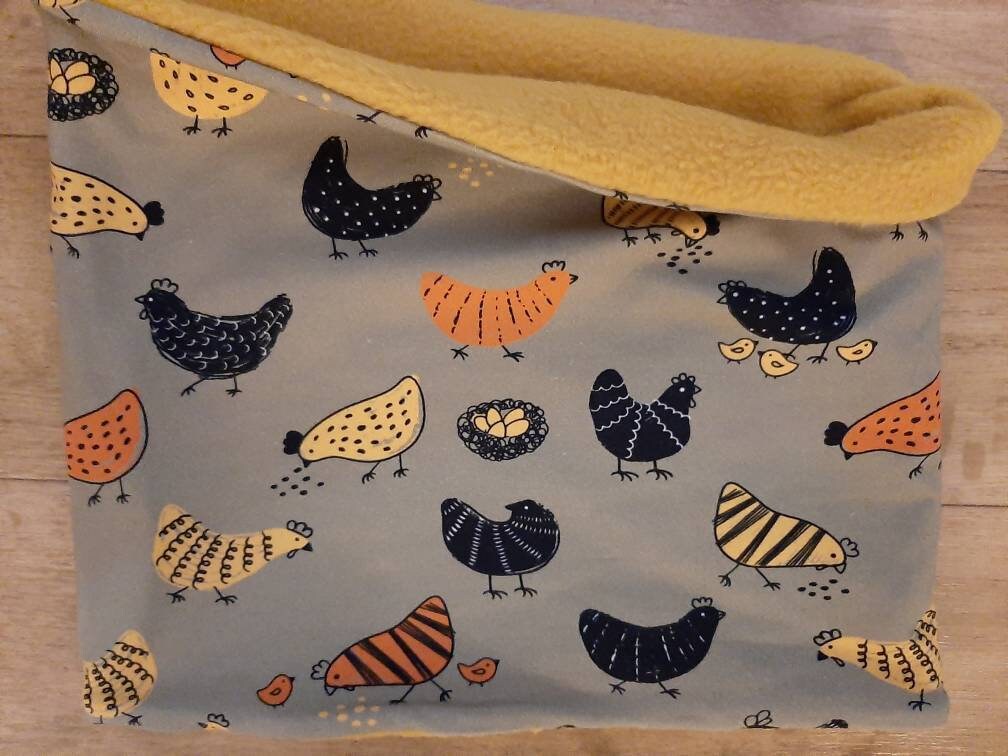 Green Hen snood mint hen snood chicken print snood chicken | Etsy