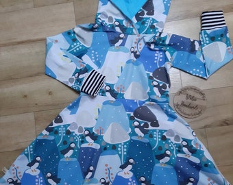 Girls Puffin Dress - Etsy