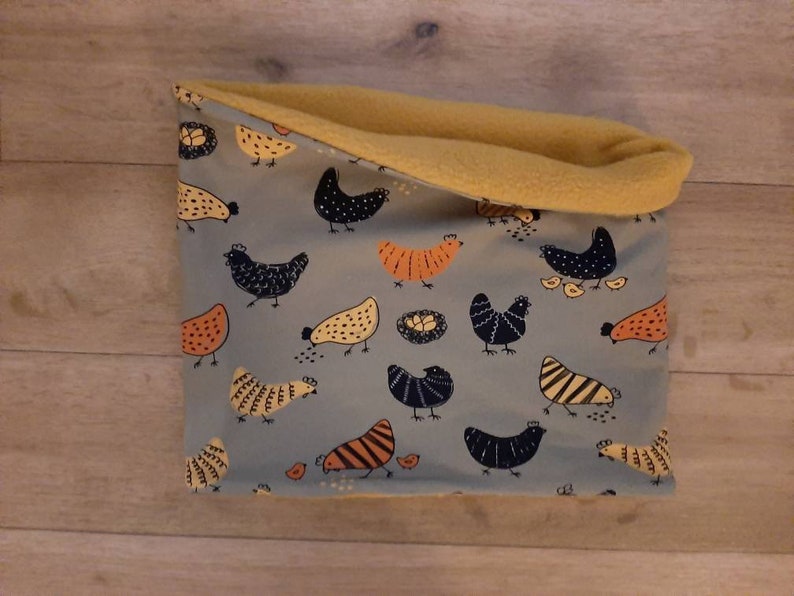 Green Hen snood mint hen snood chicken print snood chicken | Etsy