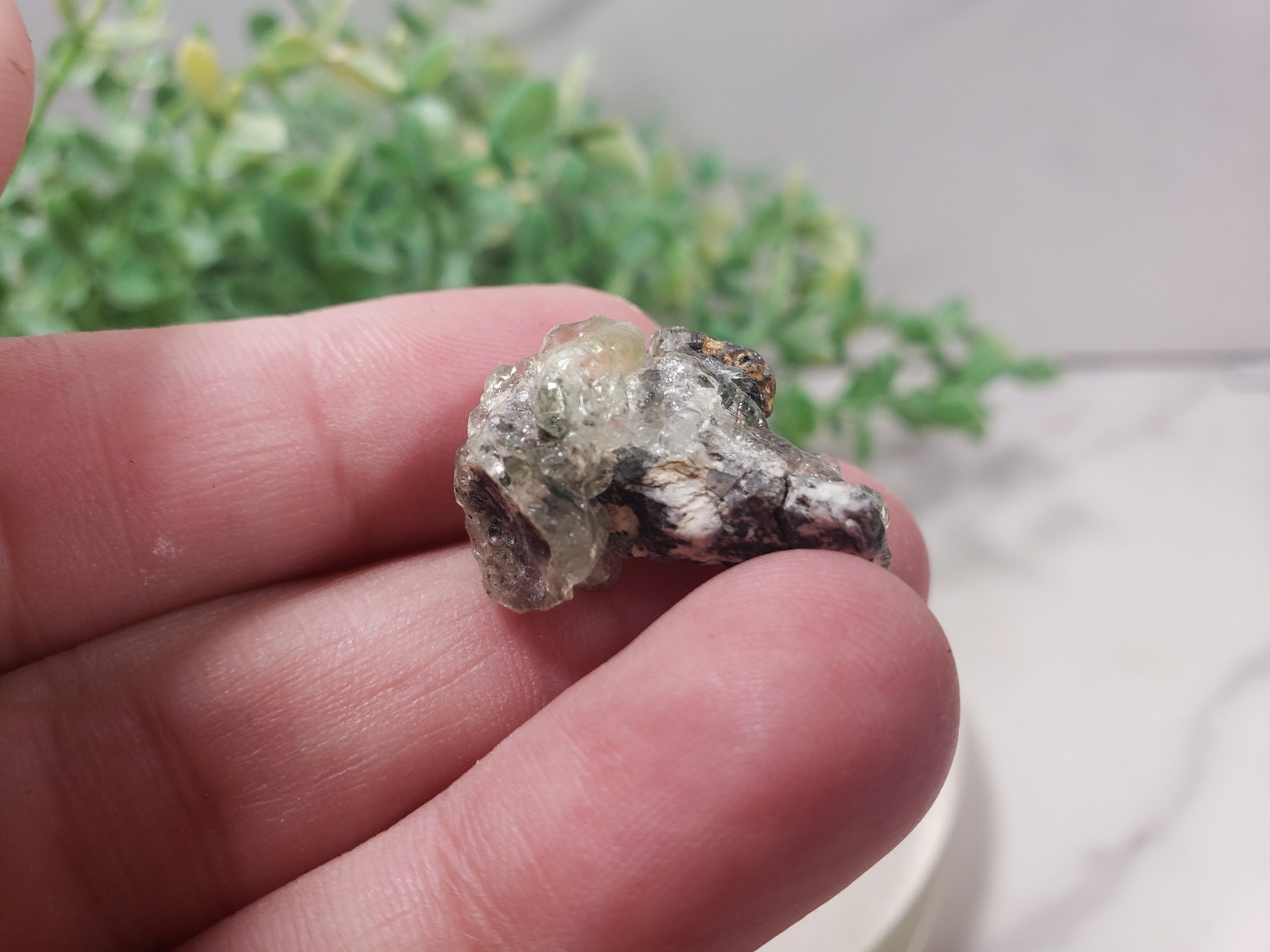 Hyalite Opal Crystal Specimen From Erongo Namibia / UV Fluorescent ...