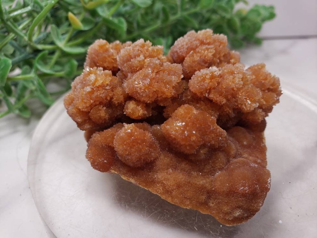 Aragonite Orange Crystal Cluster Peru Botryoidal Orange Aragonite Cave ...
