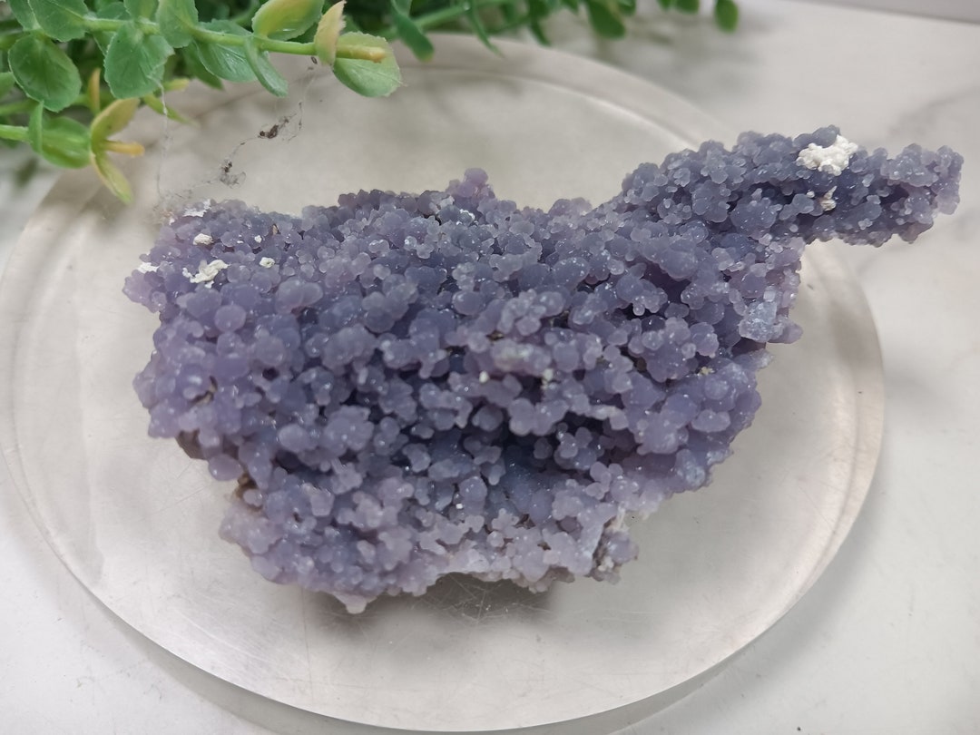 Grape Agate Crystal From Indonesia/ Purple Agate Botryoidal Crystal ...