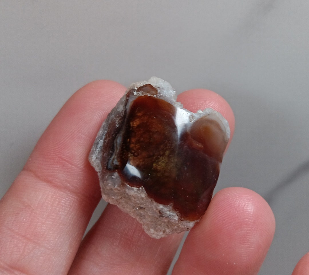 Fire Agate Aguascalientes Mexico Polished and Rough Fire Agate Crystal ...