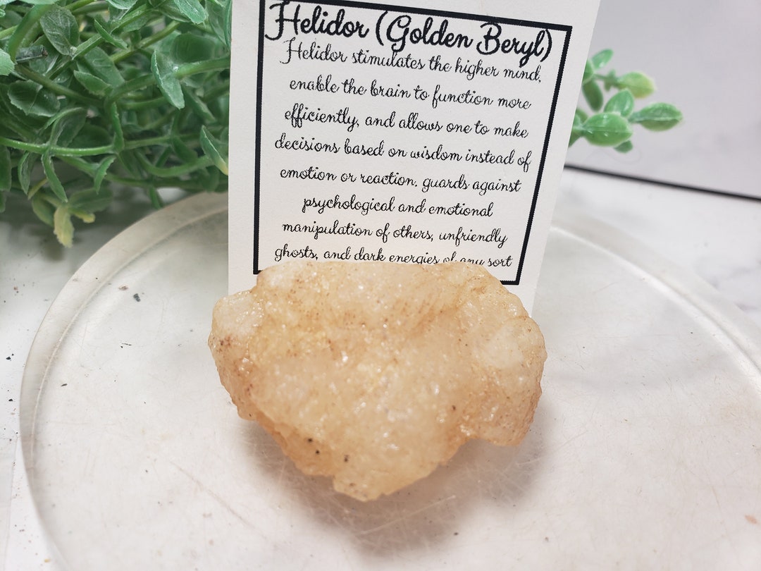 Golden Beryl Rough Gemstone From Nigeria, Natural Nigerian Helidor ...