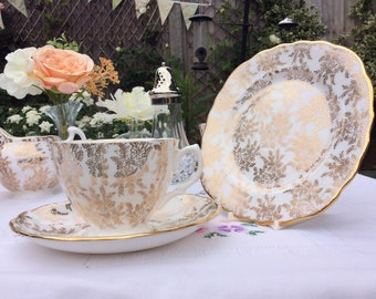 Tea cup plate set | Etsy