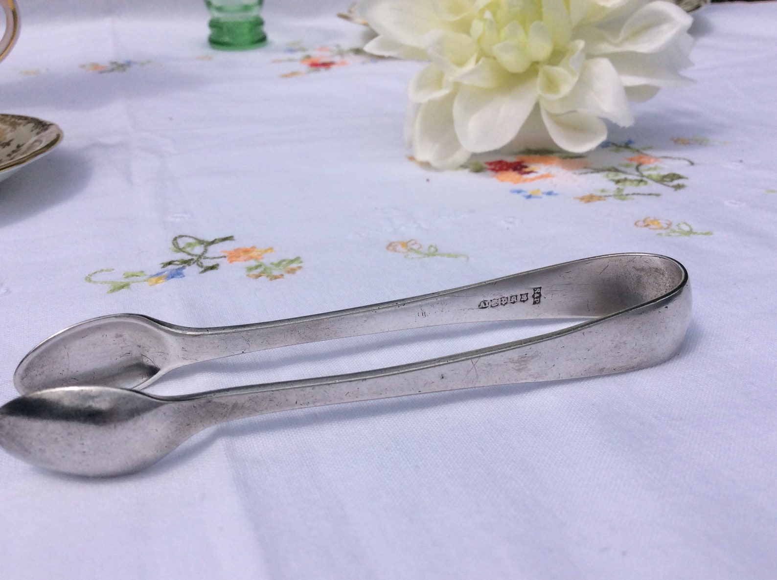 Vintage EPNS Sugar Tongs, Vintage A1 Silver Plated Tongs by S & P ...