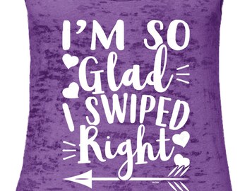 Glad i swiped right | Etsy