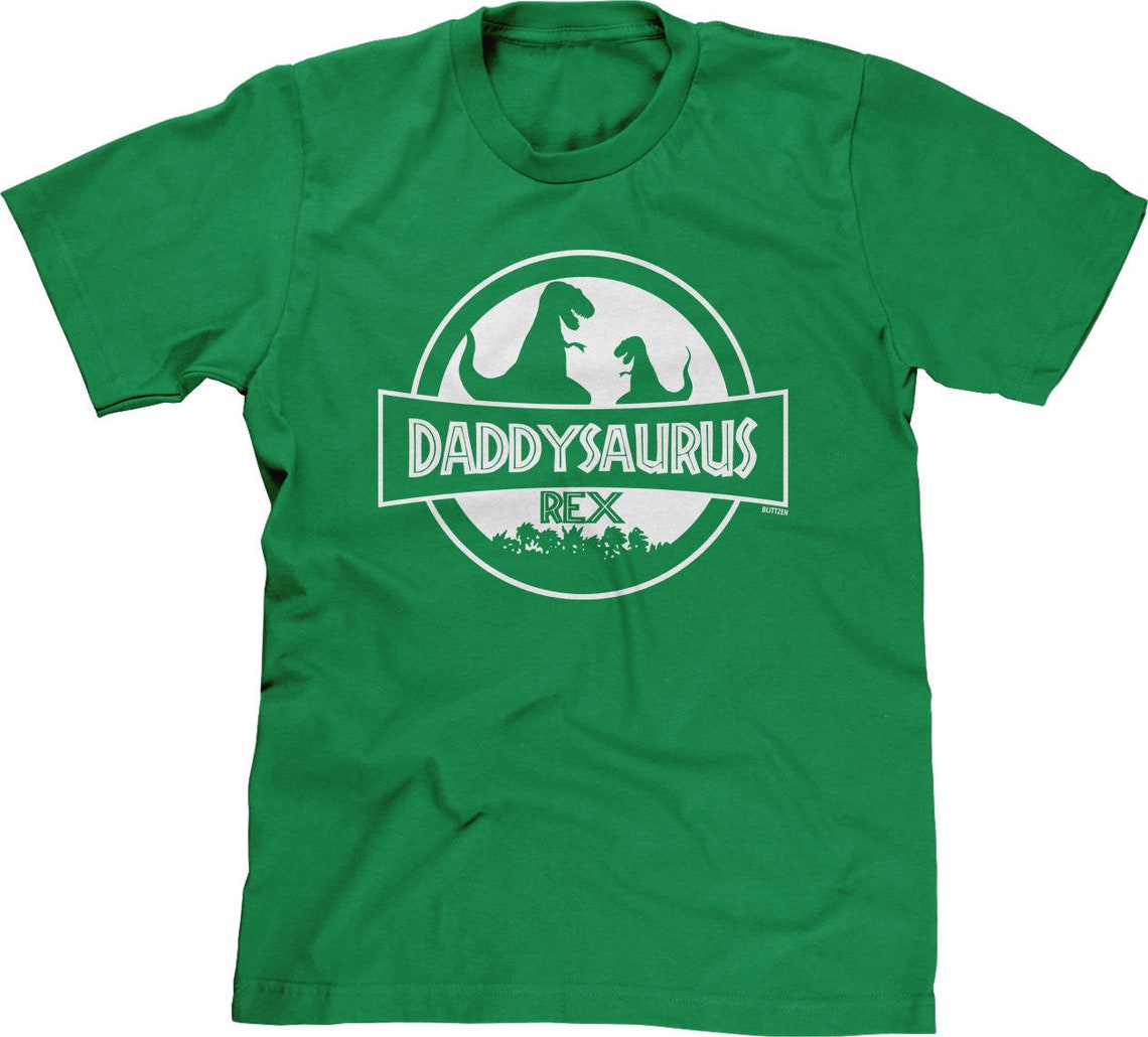 Daddysaurus Rex Mens Short Sleeve T-shirt Fathers Day - Etsy