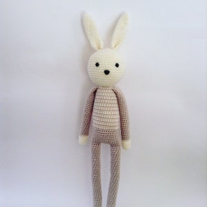 Crochet Bunny, Crochet Woodland Animals, Amigurumi Rabbit, Long Leg ...