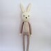 Crochet Bunny, Crochet Woodland Animals, Amigurumi Rabbit, Long Leg ...