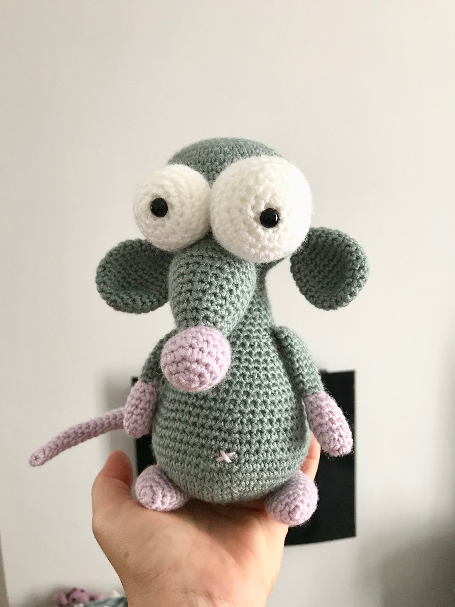 Crochet Rat Amigurumi Mouse Gift for boyfriend Handmade | Etsy