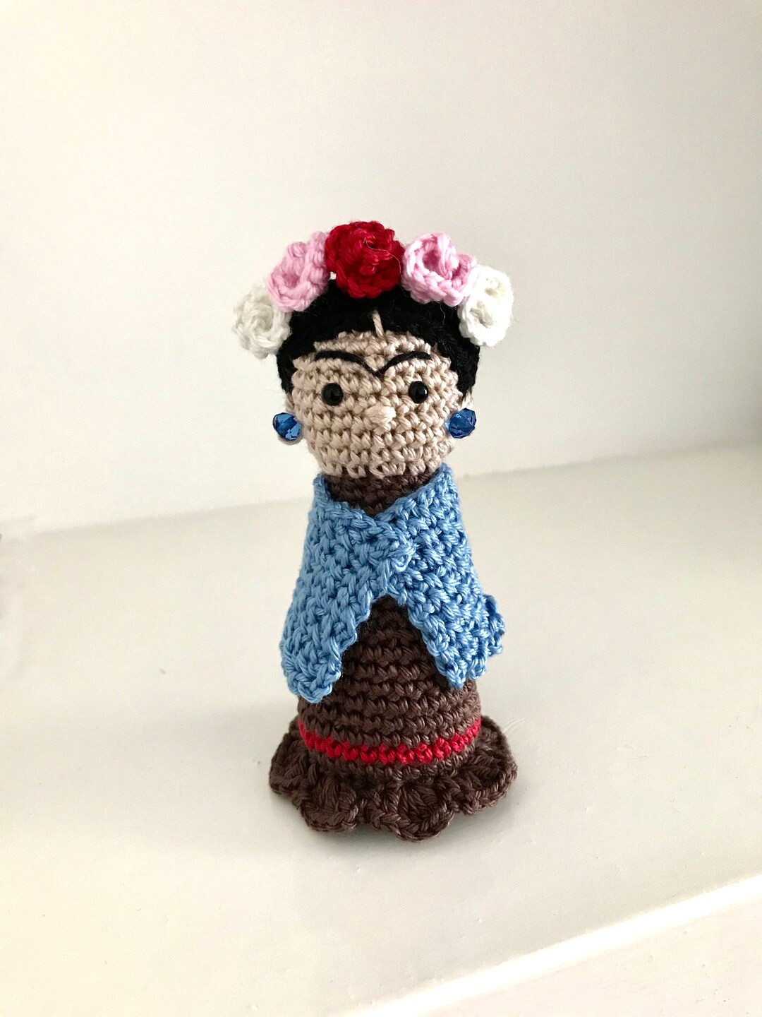 Frida Crochet Sculpture Crochet Collectables Frida Doll House Accent ...