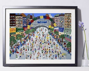 New York Art - Statue of Liberty Art - New York Gift - NYC Art Print ...