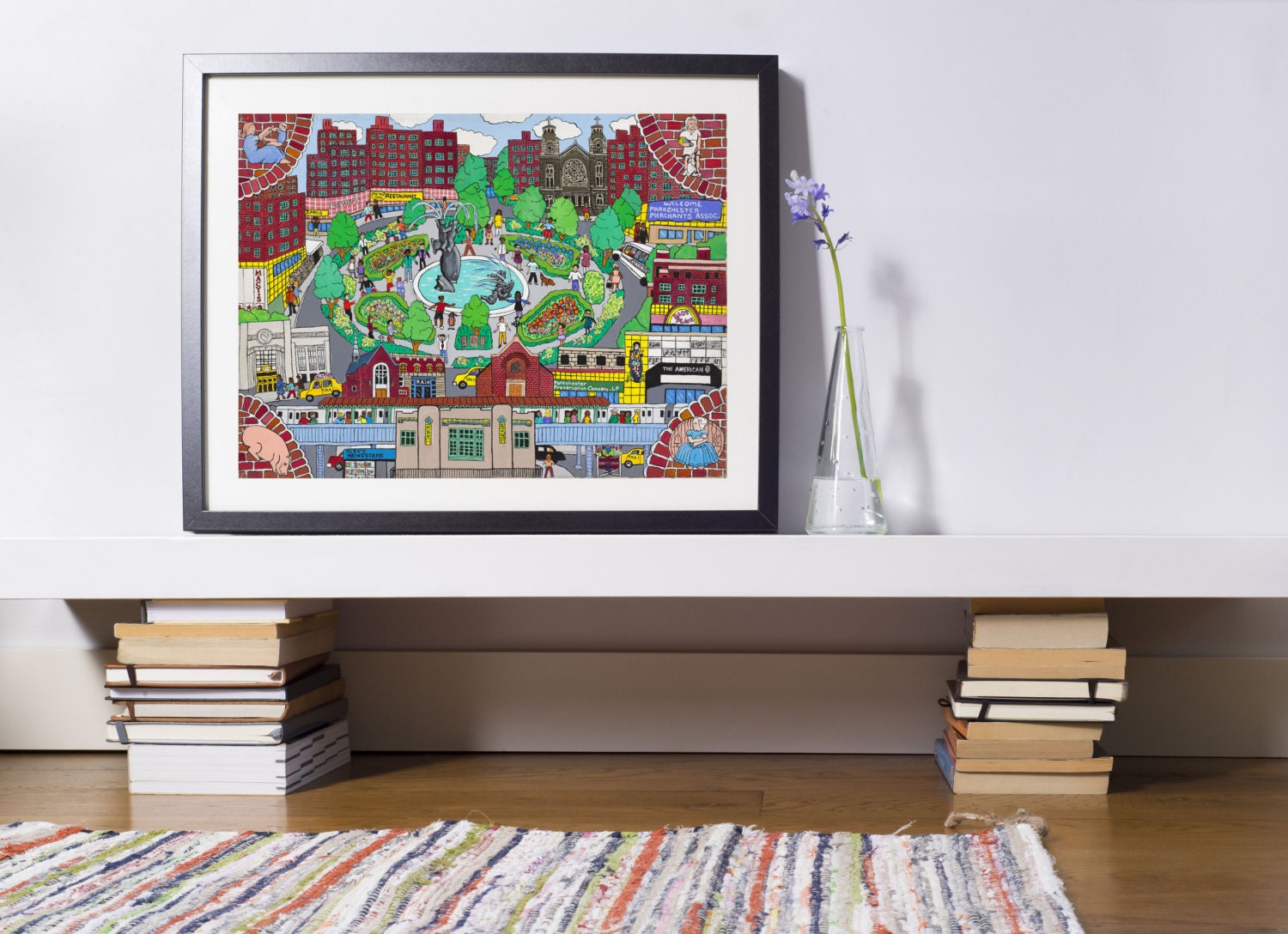 New York Art Parkchester, Bronx Art Home Decor New York Gift NYC Art ...
