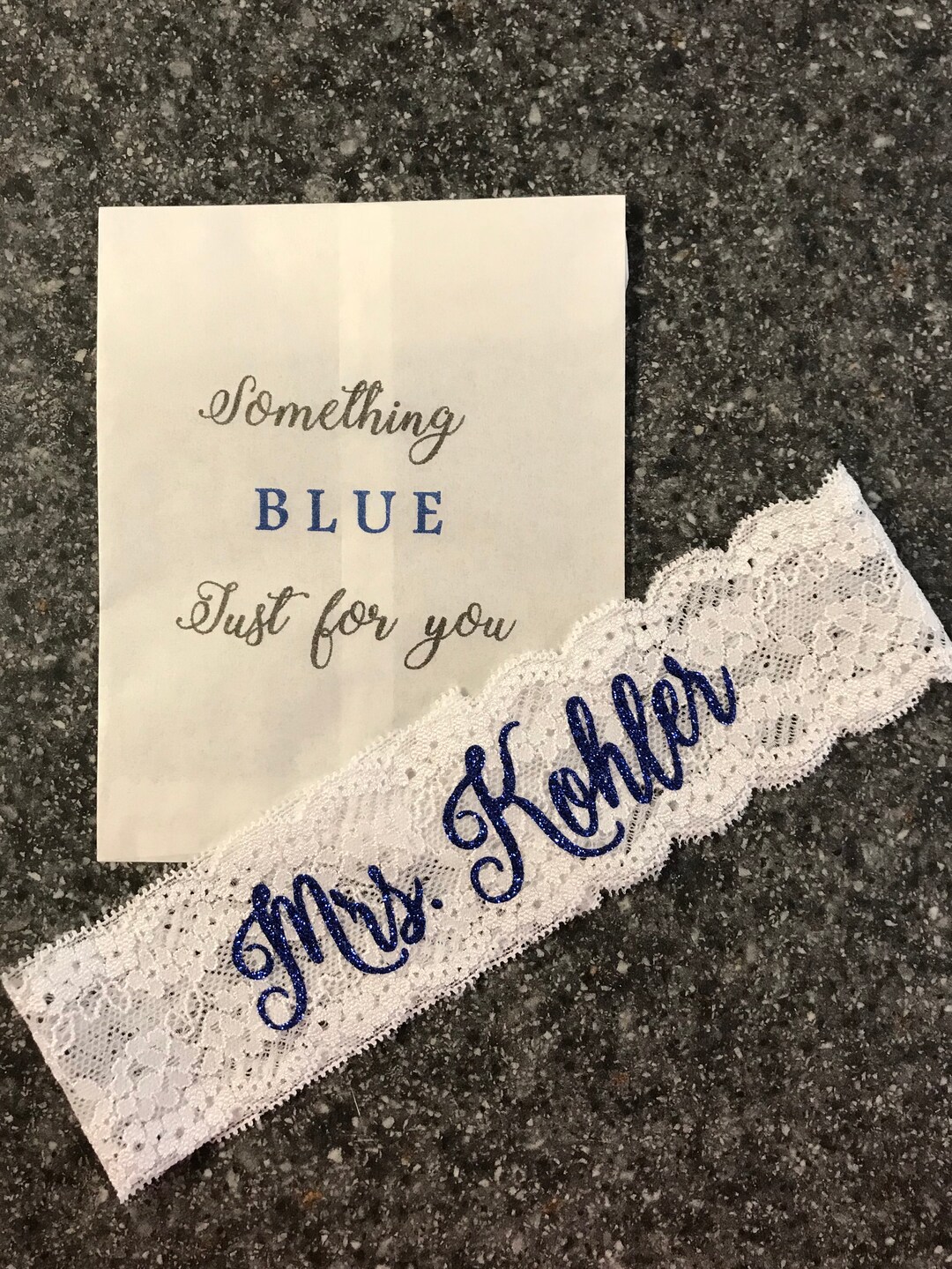 Blue Garter, Wedding Garter, Personalized Garters, Something Blue, You ...