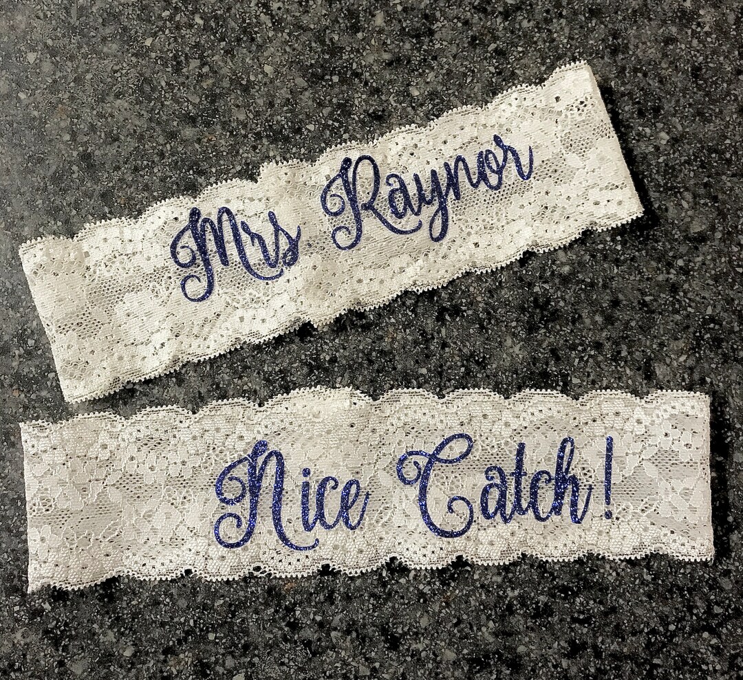Blue Garter, Wedding Garter, Personalized Garters, Something Blue, Nice ...