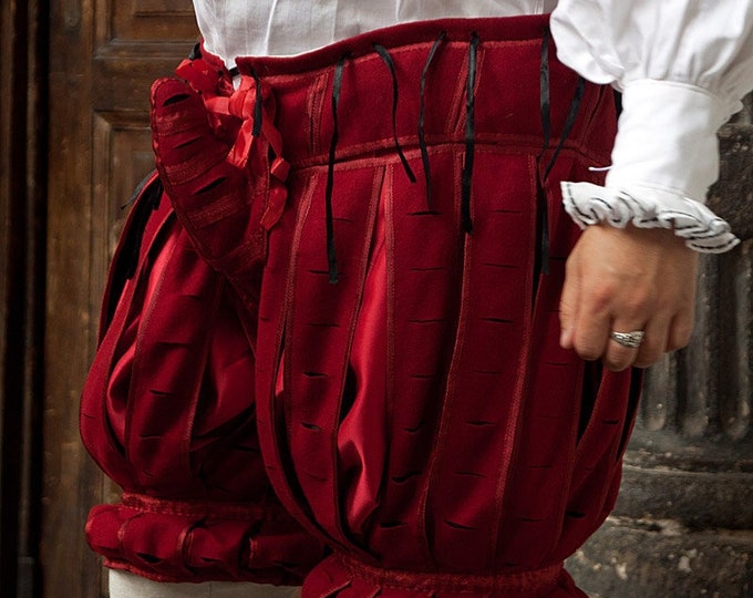 Renaissance Pants With Codpiece, 16th Century Trunk Hose - Made to ...