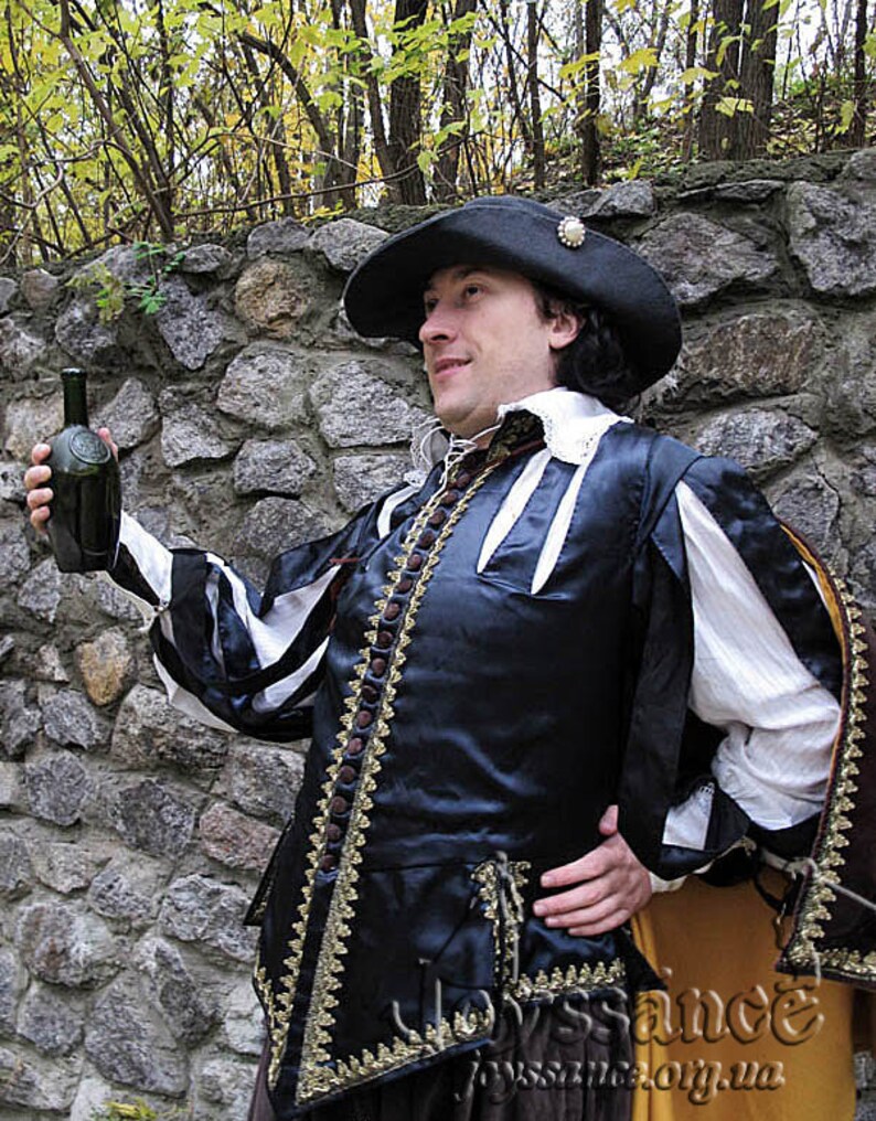 1620s baroque costume French musketeer clothing Made to | Etsy