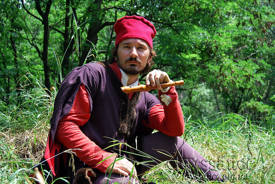 15th Century Medieval Gown, Men's Medieval Robe - Made to Order - Etsy