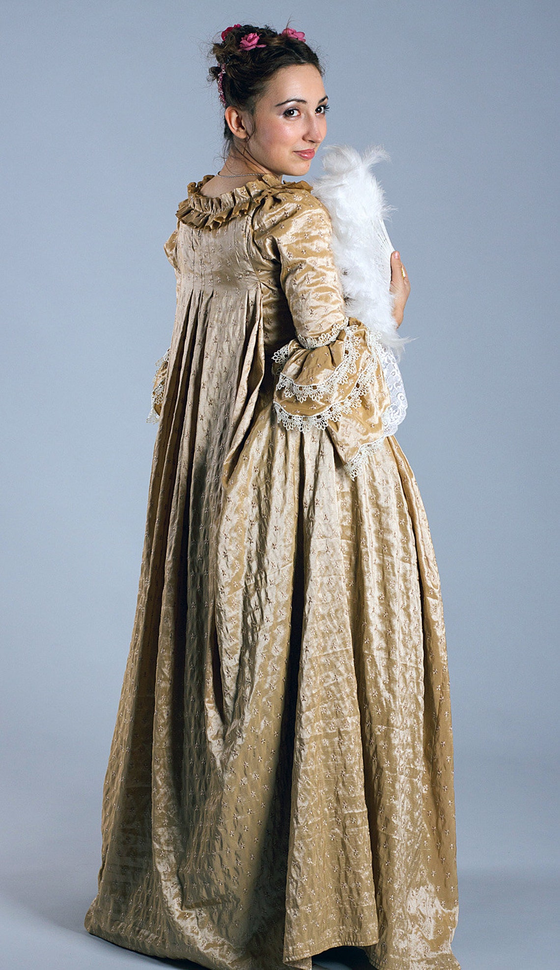 18th Century Dress Robe a La Francaise Made-to-measure With - Etsy