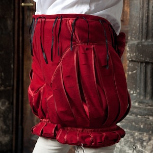 Renaissance Pants With Codpiece 16th Century Trunk Hose - Etsy