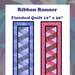 Ribon Runner Quilt Pattern - Etsy