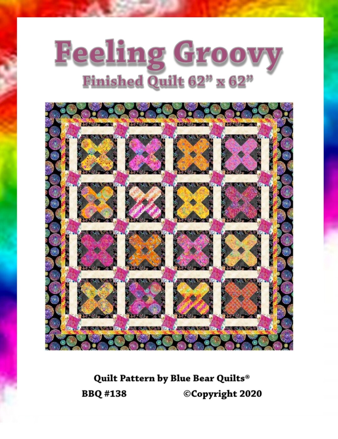 Feeling Groovy Quilt Pattern- Digital Download - Etsy