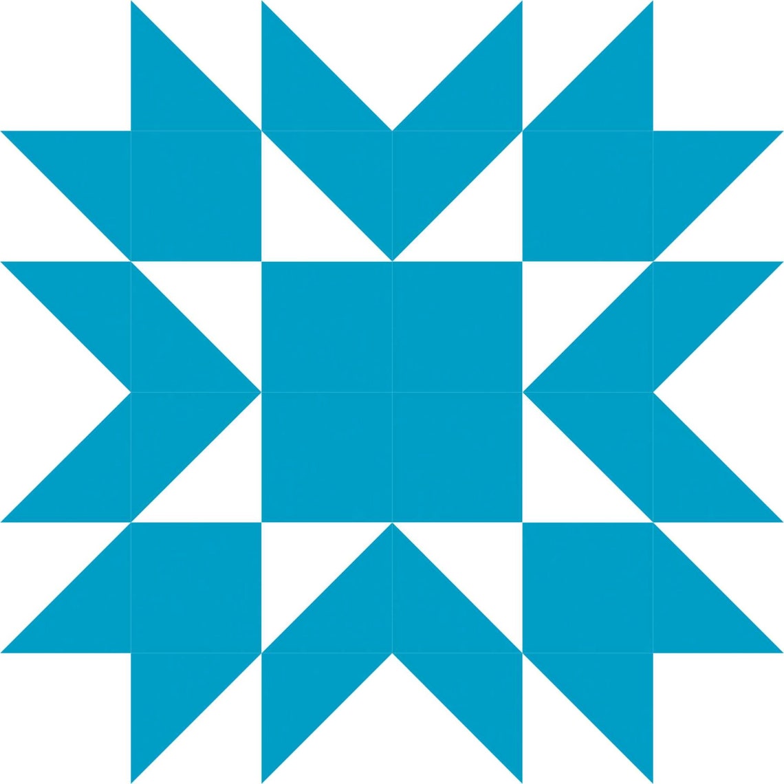 Hawaiian Stars Quilt Pattern- Easy for Beginners- Wall Quilt- Digital ...