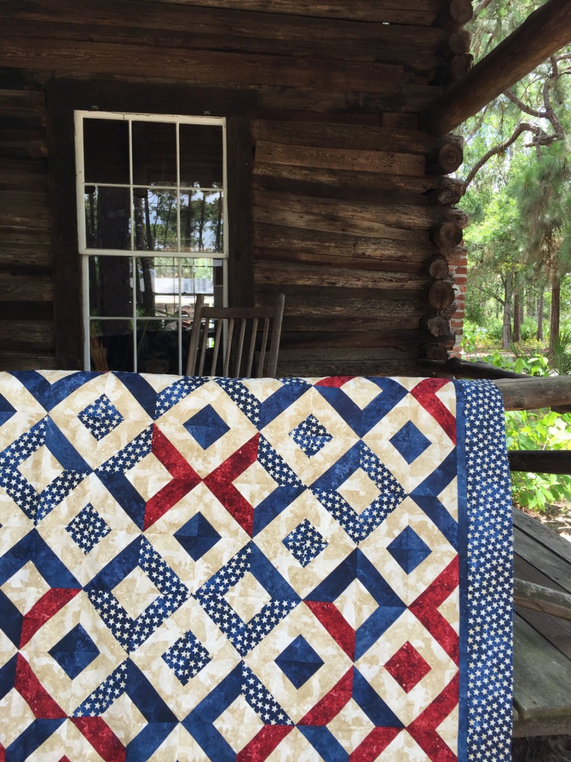Patriotic Strip Tube Quilt Pattern: American Election, 4th July ...
