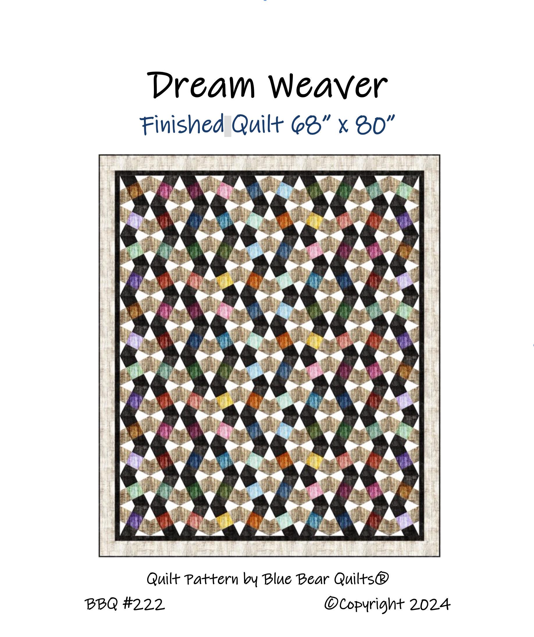Dream Weaver Quilt Pattern- Digital Download - Etsy