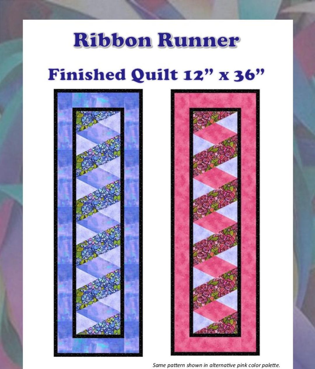 Ribon Runner Quilt Pattern - Etsy