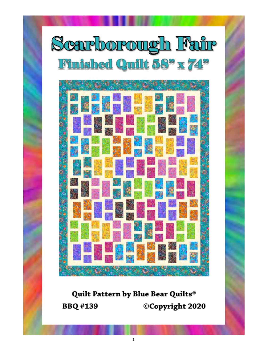Scarborough Fair Quilt Pattern- Digital Download - Etsy