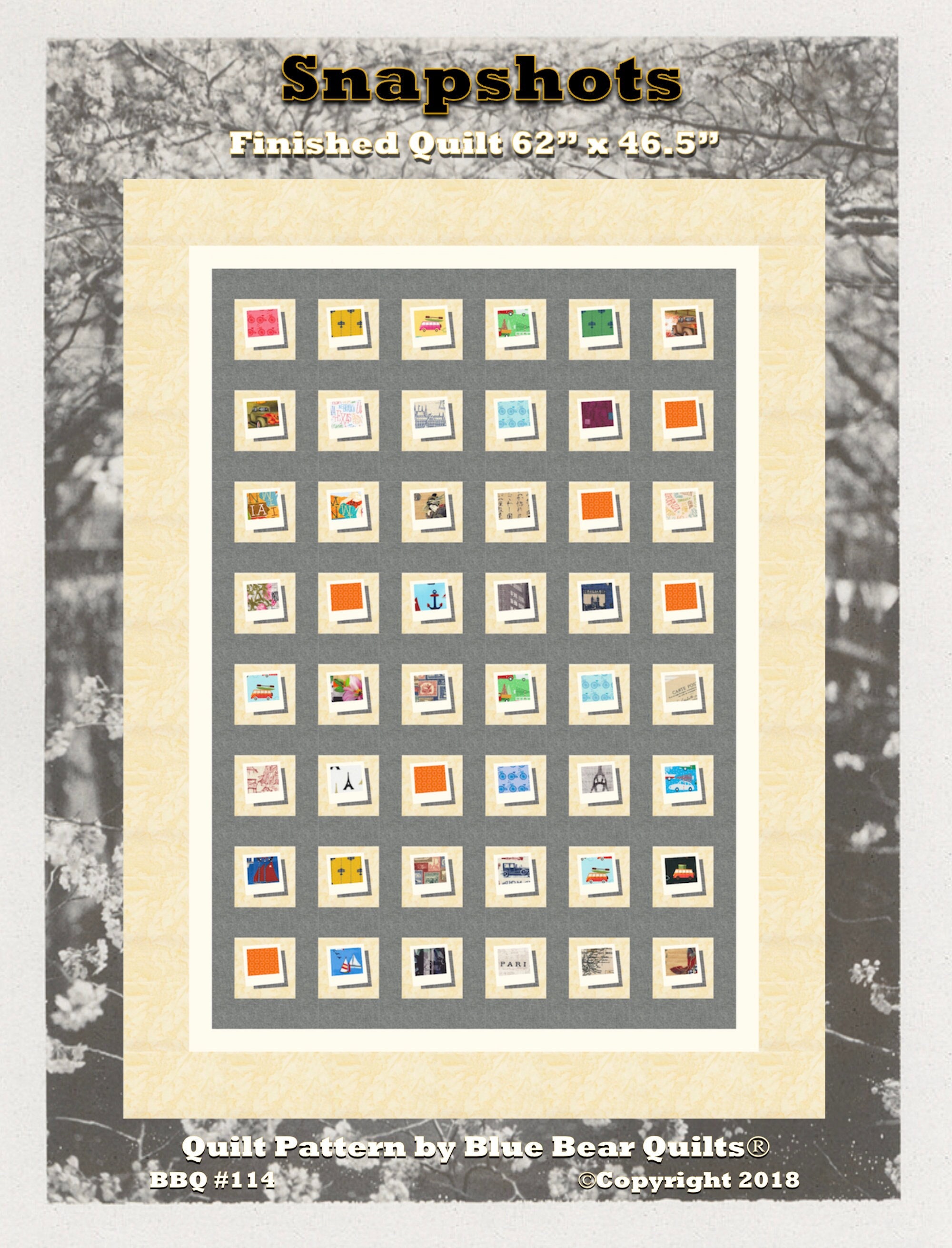 Snapshots Quilt Pattern Digital Download - Etsy