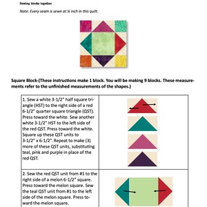 Modern Spin Quilt Pattern - Digital Download - Etsy