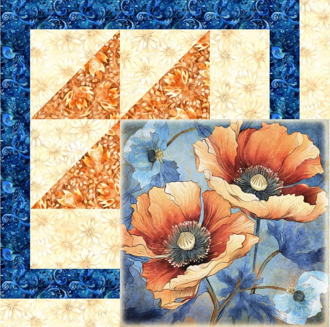 Dandelions at Dusk Quilt Pattern- Digital Download - Etsy