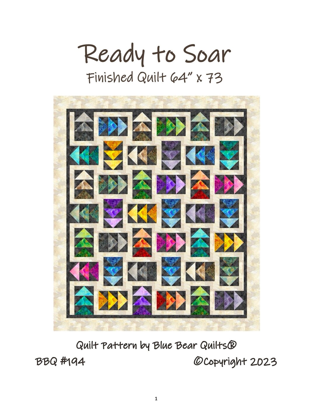 Ready to Soar Quilt Pattern- Digital Download - Etsy