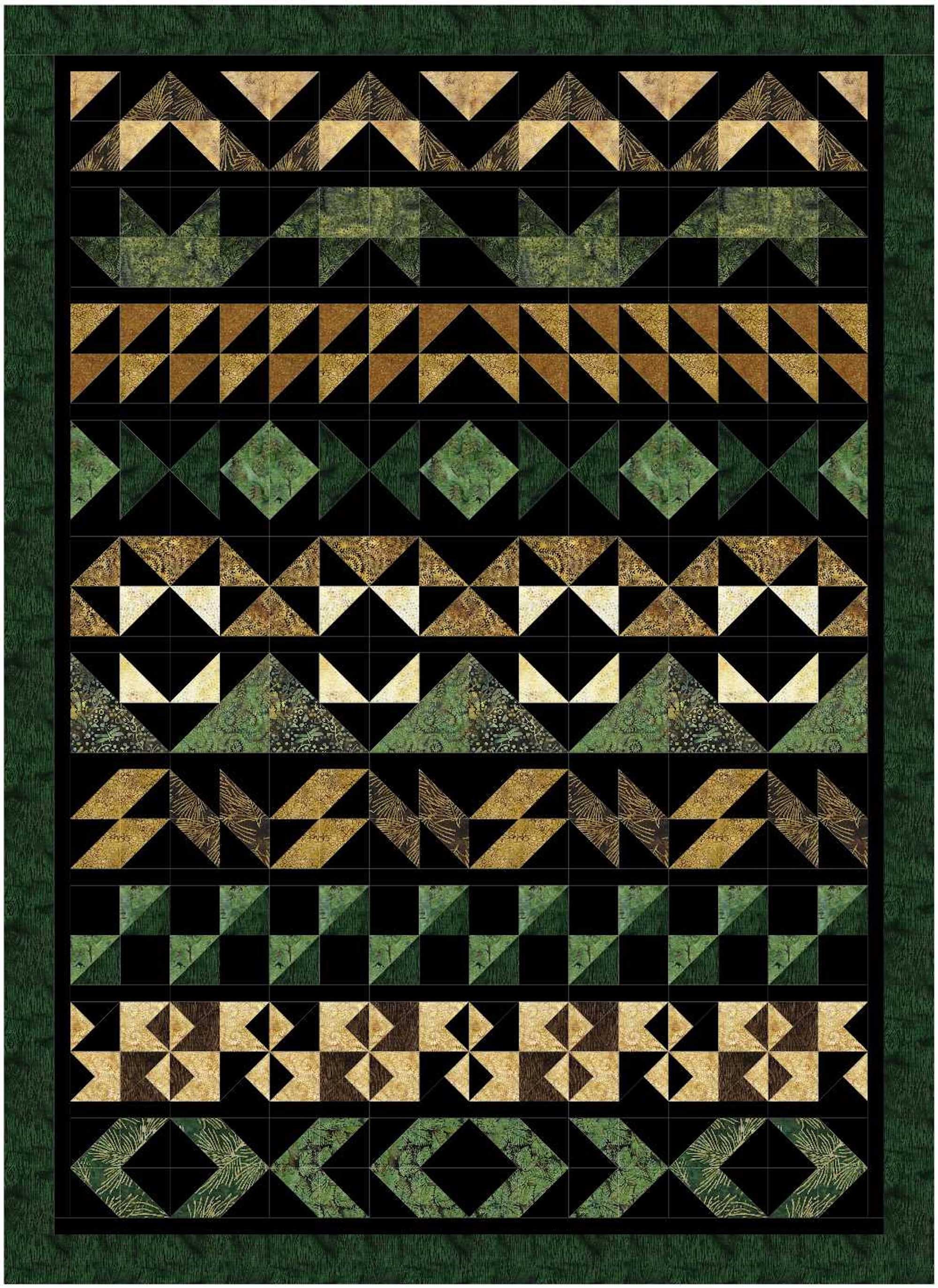 Timberland Tumble Quilt Pattern- Digital Download - Etsy