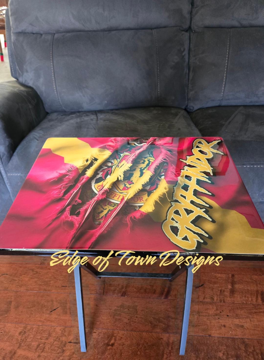 Custom HP Houses TV Tray, TV Tray, Sports Table, Man Cave Tray, End ...