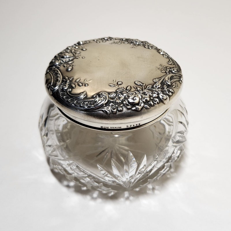Victorian Cosmetic Jar - Etsy