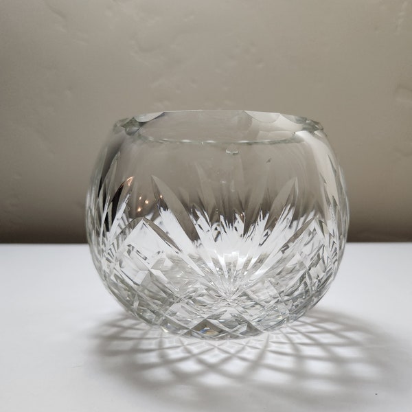 Cut Glass Rose Bowl - Etsy